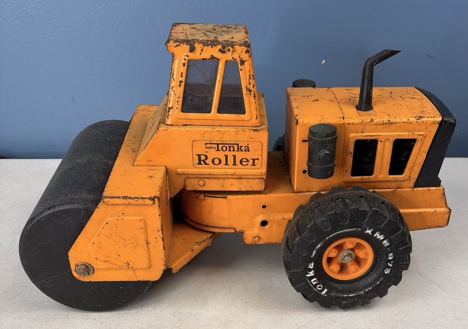 Vintage 1970's Pressed Steel Toy Mighty Tonka Roller Metal Toy | eBay