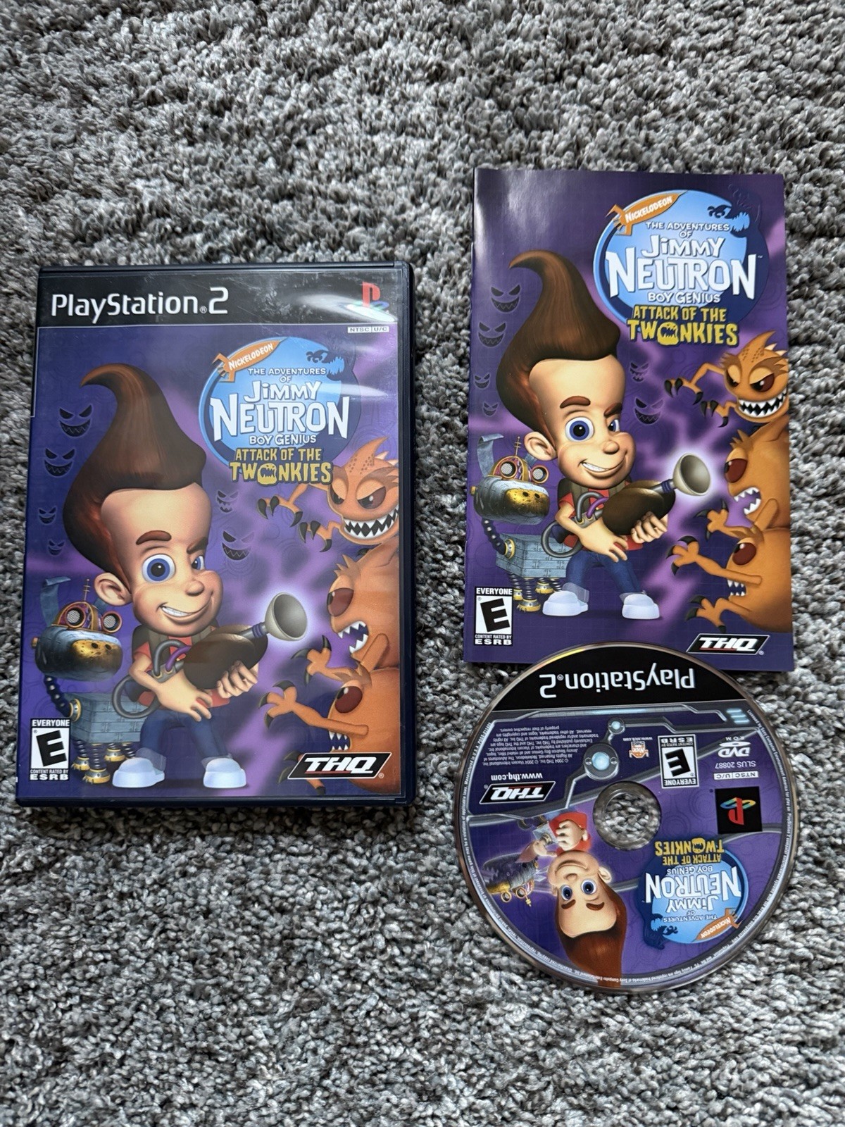 Jimmy Neutron Attack Of The Twonkies - Sony Playstation 2 PS2 Tested ...