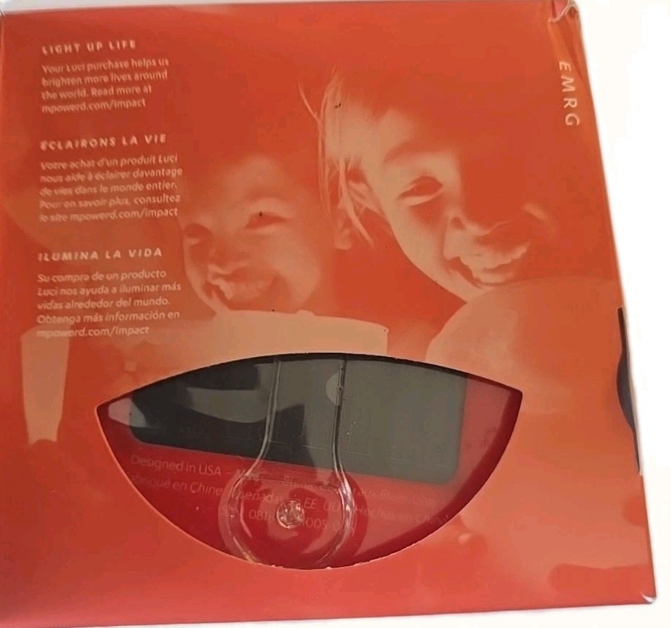 INFLATABLE SOLAR LIGHT by MPOWERD Luci Camping Lantern Waterproof ...