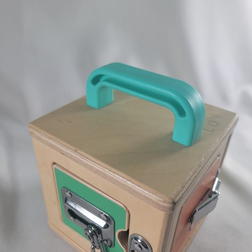 LOVEVERY Wooden Lock Box Latches Montessori Learning Toy from The ...