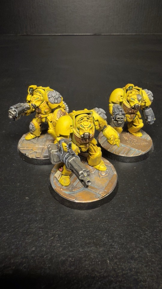 Warhammer 40k Imperial Fists Space Marine Terminators | eBay