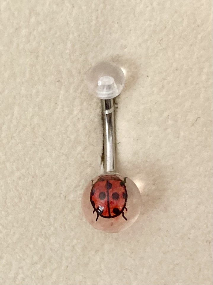 Ladybug Belly Ring | eBay