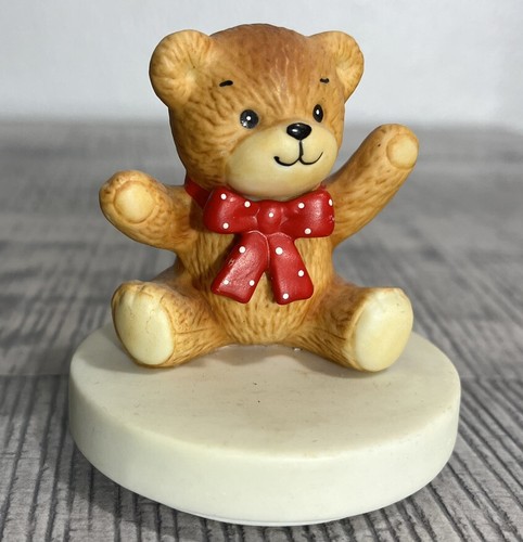 Vintage Enesco Lucy and Me RIGGLETS Trinket Lid Teddy Bear | eBay