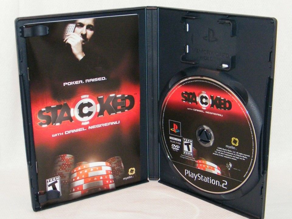 Stacked with Daniel Negreanu - PlayStation 2 PS2 Game Complete w ...