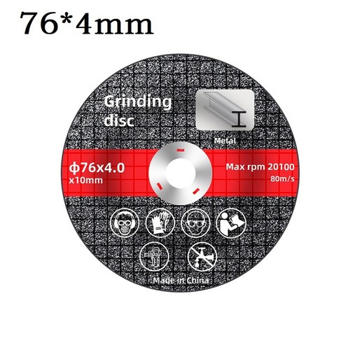 Professional Metal Cutting Discs 76mm Thin 3in Angle Grinder Disc Steel ...