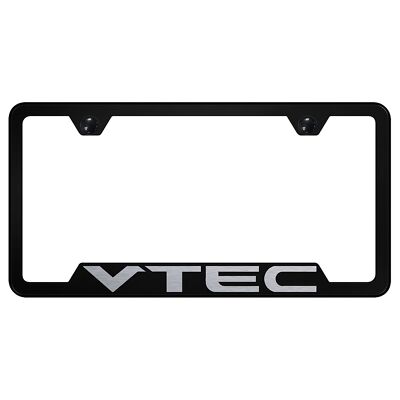Honda VTEC Laser Etched Logo Cut-Out License Plate Frame | eBay
