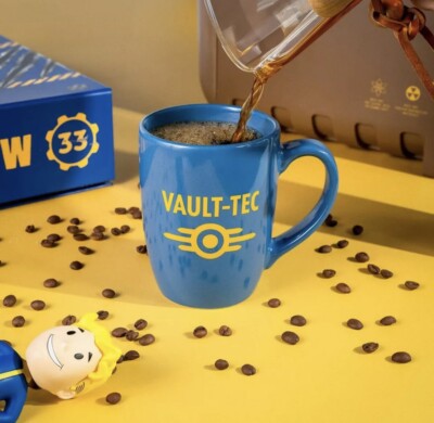 Bones Coffee Company Fallout Vault-Tec Ceramic Mug Officially Licensed ...