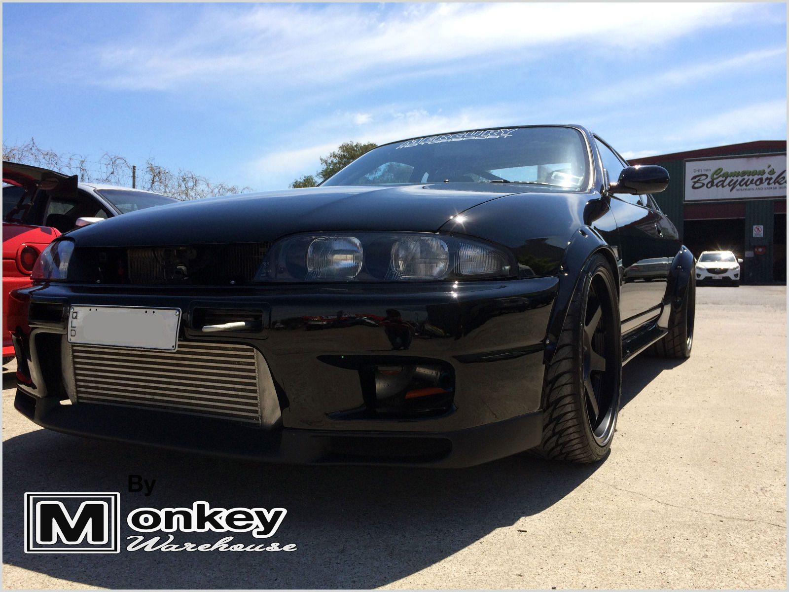 R33 GTR STYLE FRONT BUMPER BODY KIT SUIT NISSAN SKYLINE R33 GTS COUPE ...