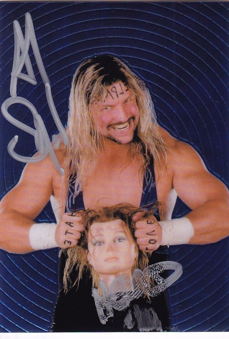 Al Snow Head Signed 1999 WWF Trading Card Smackdown Chrome #11 WWE ECW ...
