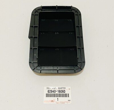 Toyota Lexus Quarter Panel Pressure Vent Duct 62940-16060 | OE | Black ...