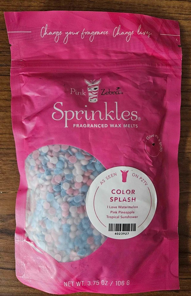 Pink Zebra wax Sprinkles - NEW - Over 100 Factory Sealed 3.75 oz. Bags ...