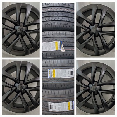 NEW OEM Tires Tesla OEM 21" Model S Plaid Wheels Rims + TPMS COMPLETE ...