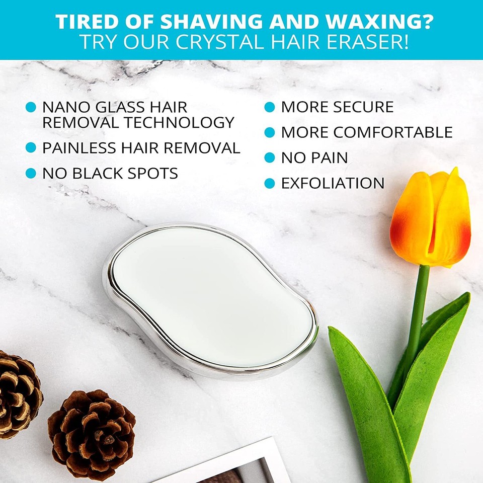 Painless Physical Hair Removal Epilators Crystal Hair Eraser For Body ...