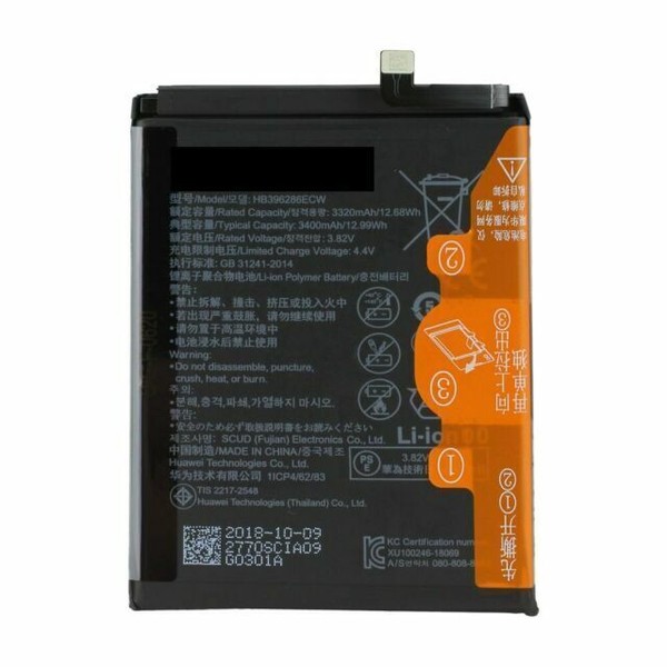 Huawei HB396286ECW 3400mAh Battery for Honor 10 Lite/Huawei P Smart ...