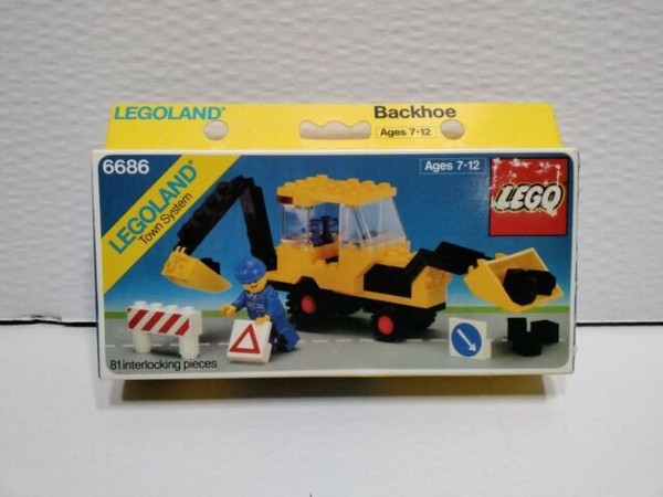 LEGO Town: Backhoe (6686) for sale online | eBay