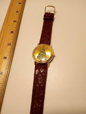 Details Christmas Tree Watch Musical Watch Needs Battery | eBay