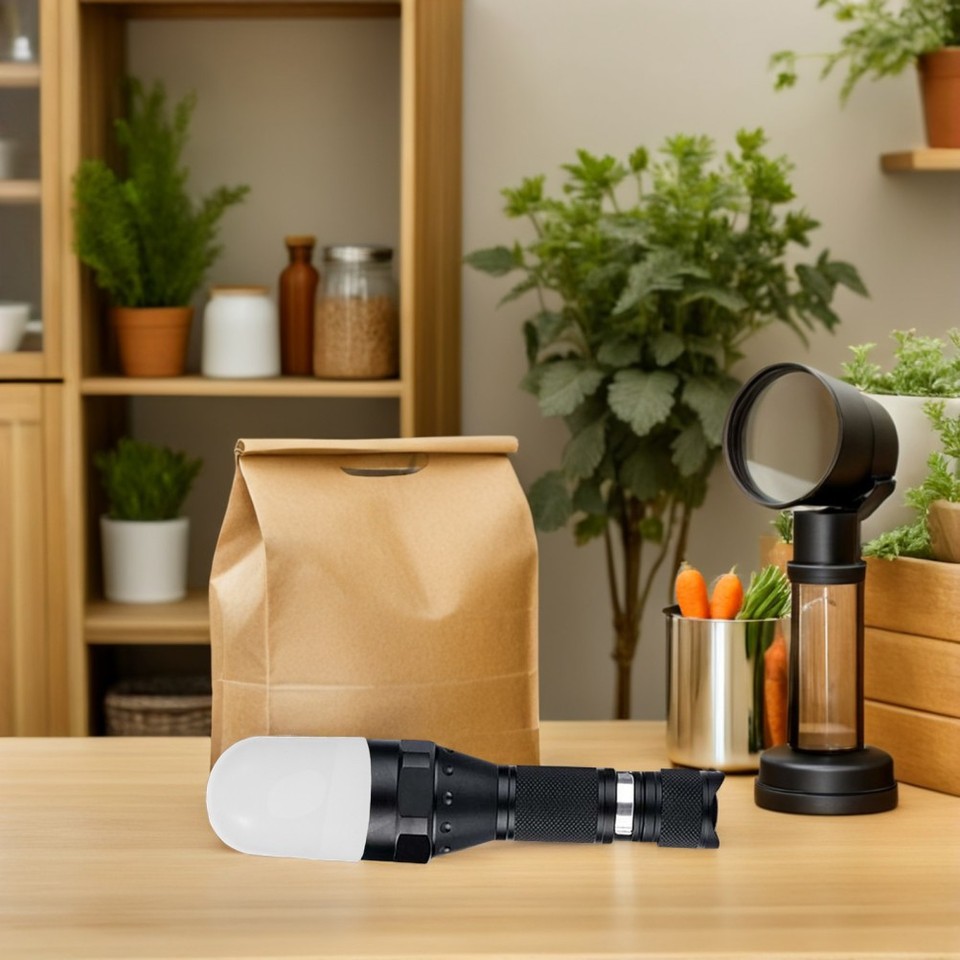 Flashlight Diffuser Cap: Non-glare Soft Light Cover - Adjustable Clip ...