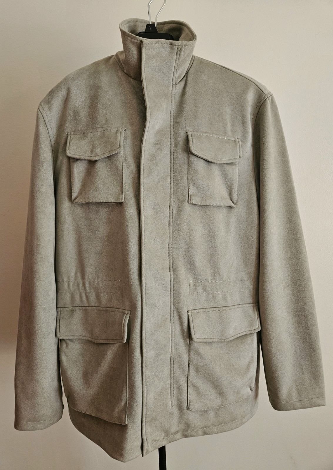 Robert Graham Four Pocket Field Jacket Coat, Sage Gre… - Gem