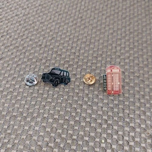 London Black Cab Taxi Pin Badge & London Telephone Box pin badge. | eBay UK