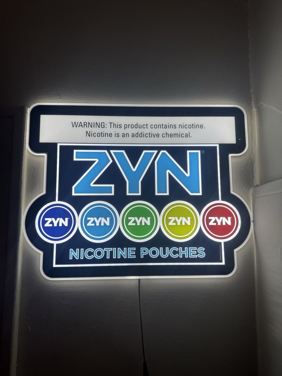 ZYN Rewards Neon Sign - Rare | eBay