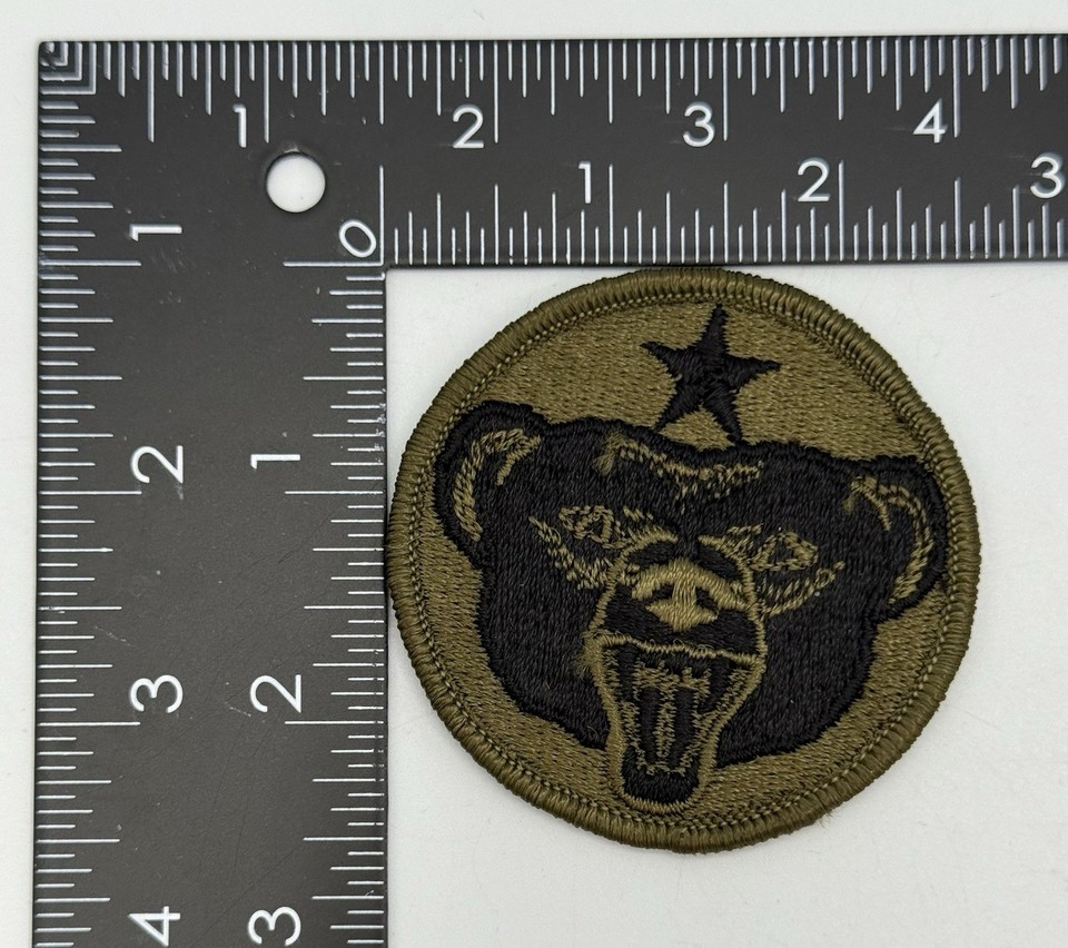 US Army Alaskan Defense Command ADC Alaska OD Green Black BDU Uniform ...