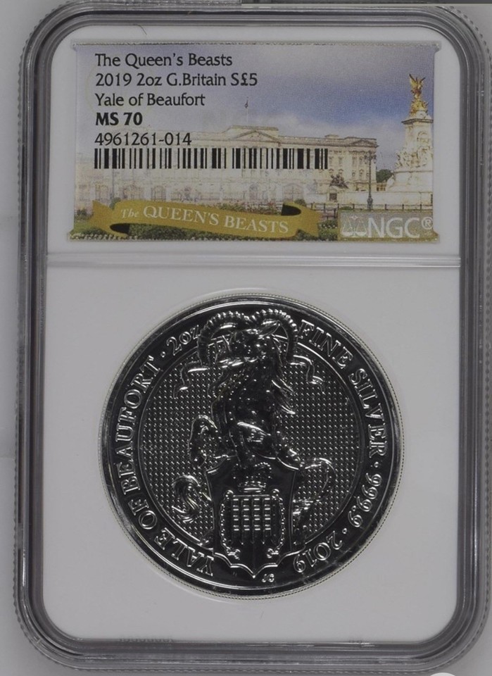 Queen’s Beast Coins All Graded MS70 Total Of 5 Coins Ultra Rare Set | eBay