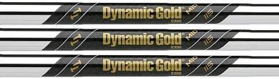 True Temper Dynamic Gold Mid 115 S300 (Stiff Flex) Wedge Shafts - Set ...