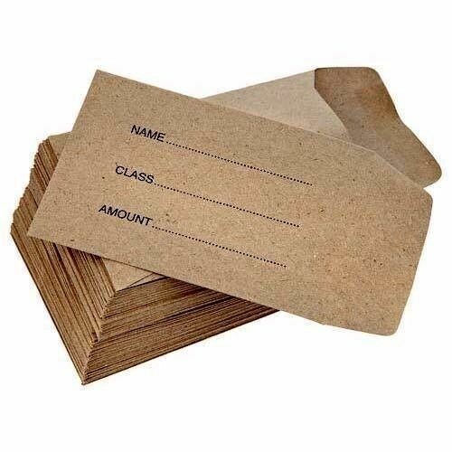 Brown School Printed Self Seal Dinner Money Envelopes 102 x 62mm (Pack ...