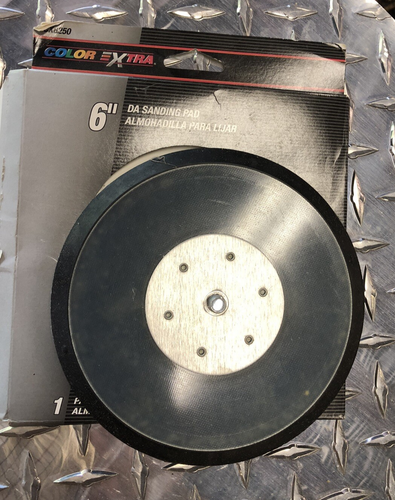 6" DA Vinyl PSA Face Sanding Pad for Dual Action Sanders Use with Stick ...