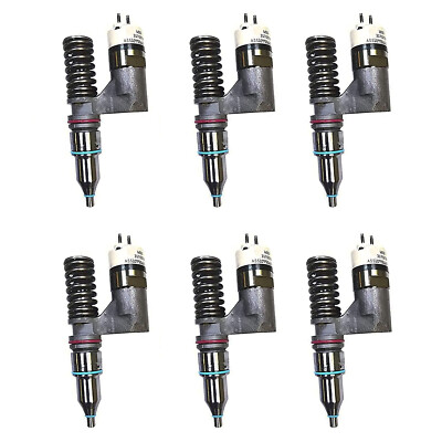 6X Fuel Injector 253-0618 2530618 For Caterpillar CAT C18 C15 Engine ...