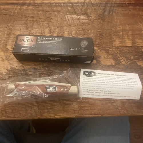 2021 Buck 301 Stockman Rosewood 3 Blade Folding Knife USA, Beautiful ...