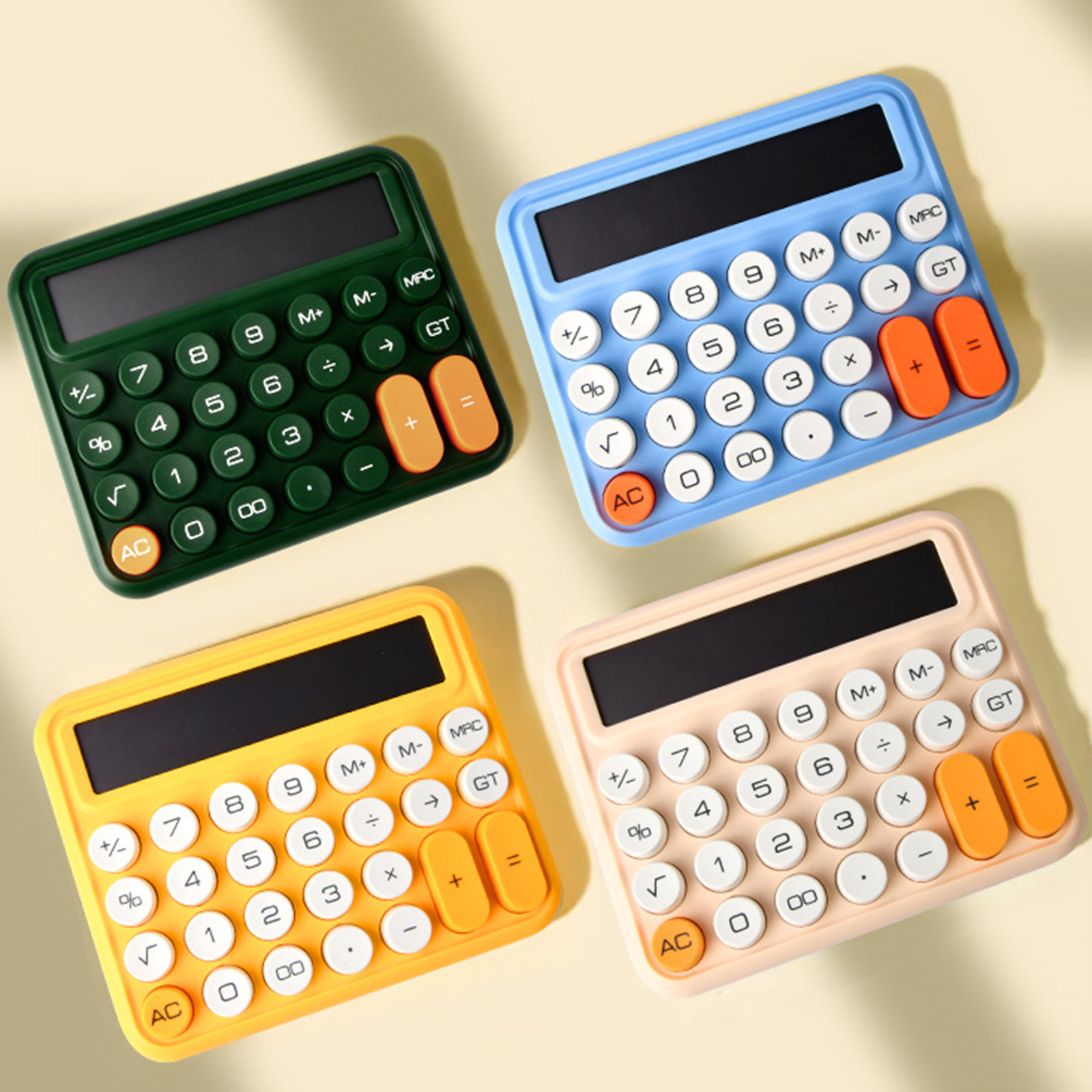 Stable Calculation Calculator Button 12-digit Mechanical with Lcd ...