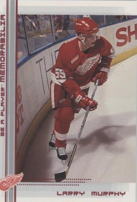 2000-01 In the Game Be A Player Memorabilia - Larry Murphy #194 Ruby ...