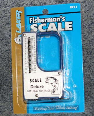 NEW IN PACK LAKER FISHERMAN'S SCALE 28 pound DELUXE w/ TAPE | eBay