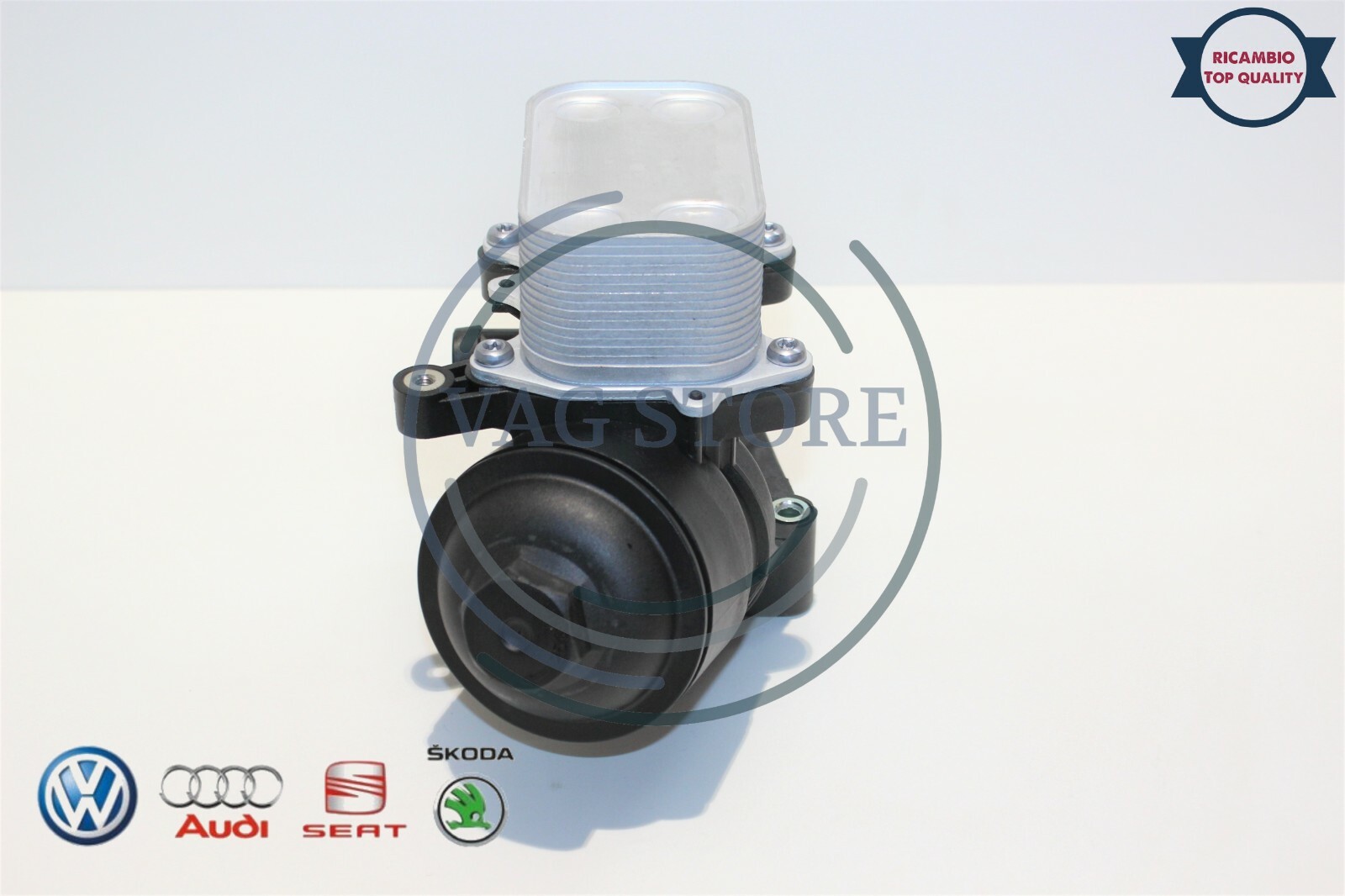 SUPPORTO FILTRO OLIO CON RADIATORE VW POLO IBIZA FABIA ROOMSTER ...