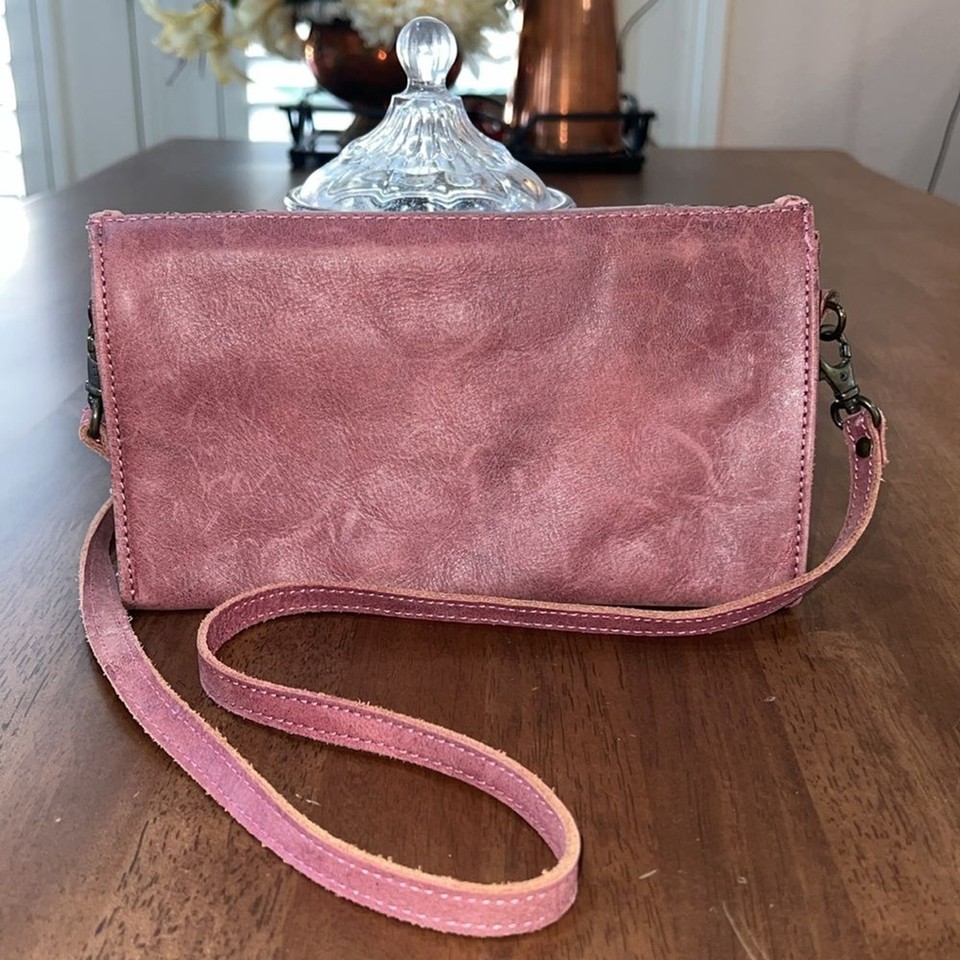 Idyllwind Miranda Lambert Mauve Studded Leather Crossbody Shoulder Bag ...