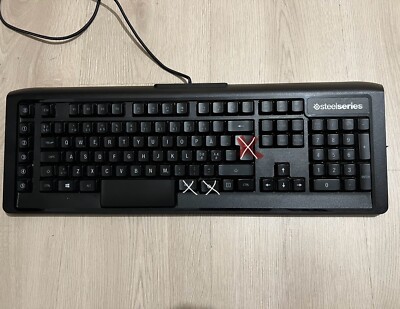 SteelSeries Apex M800 Keyboard | Black | Rare Keycaps | FOR PARTS | eBay