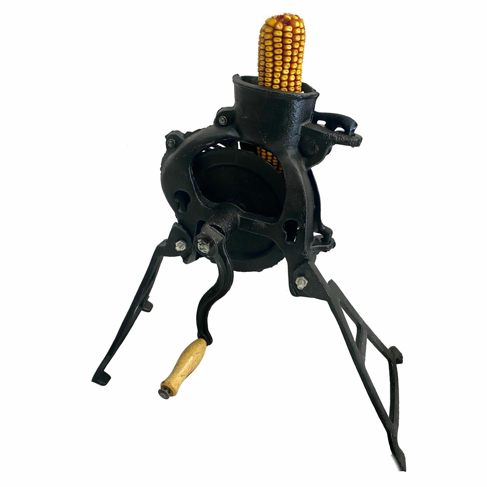 HAND CRANK HEAVY DUTY MANUAL FARM HAND CORN SHELLER SHUCKER THRESHER ...