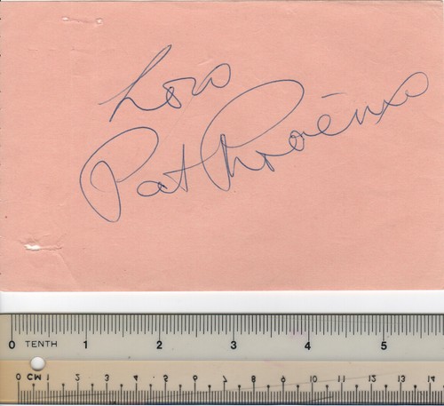 CORONATION STREET : PAT PHOENIX (RIP) "ELSIE TANNER" SIGNED PAGE ...