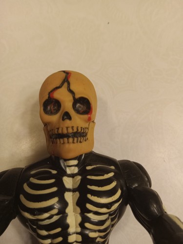 Vintage Skull Force Skeleton Rare Red Remco | eBay