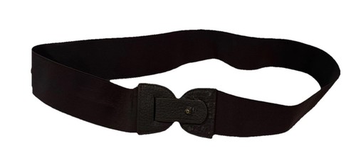 Stretch Elastic Waist Belt Leather Buckle Closure, 29” Has Significant ...