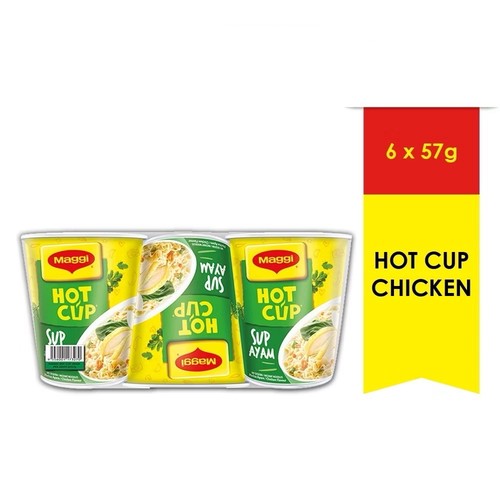 MAGGI Hot Cup Chicken Soup Instant Noodles 57g x 6 Cups | eBay