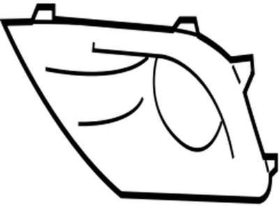 62257-9HS0B Nissan Finisher-front bumper fascia, lh 622579HS0B, New ...