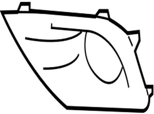 62257-9HS0B Nissan Finisher-front bumper fascia, lh 622579HS0B, New ...