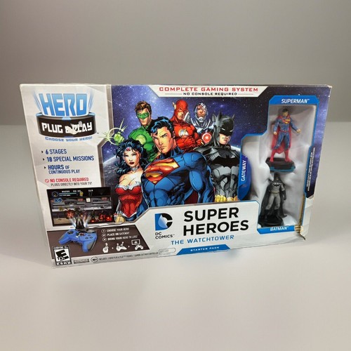 DC Comics Jakks 2014 Super Heros Plug And Play Video Game Batman and ...