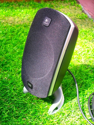 🌟 Logitech Z-5300 THX 5.1 Front Left Black Surround Sound Speaker Grill ...