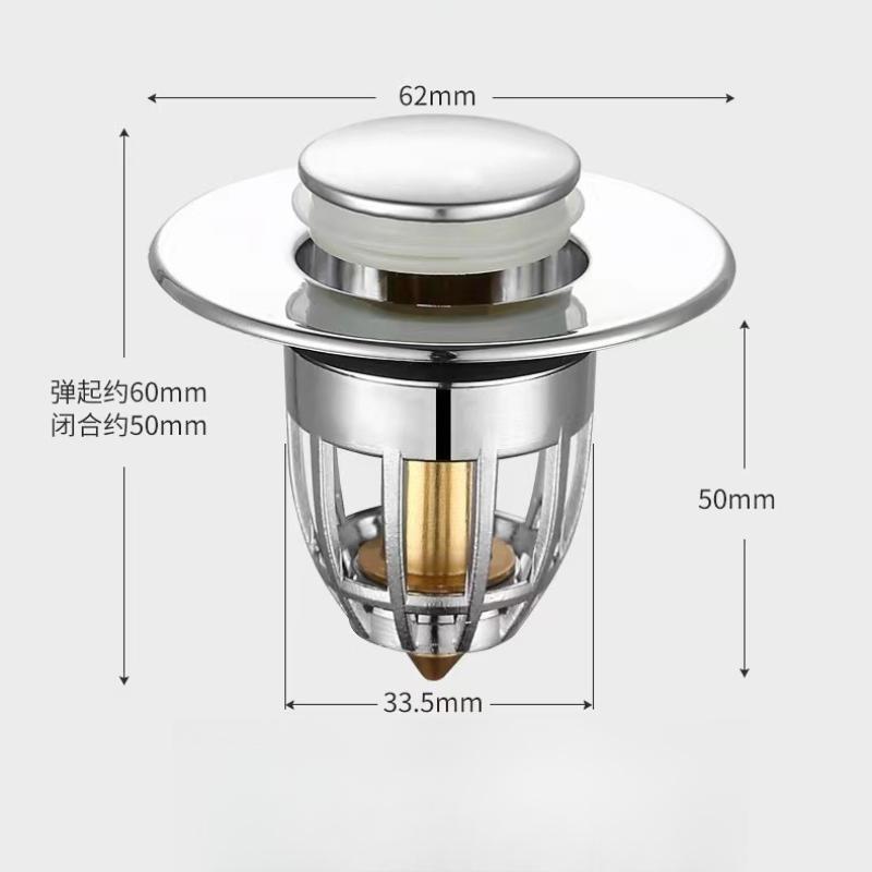 Mer-maid Universal Magic Drain Sink Stopper Instantly Replace Broken ...