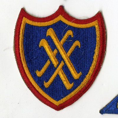 XX Corps White Back Patch WWII Vintage Falaise France Germany Europe | eBay