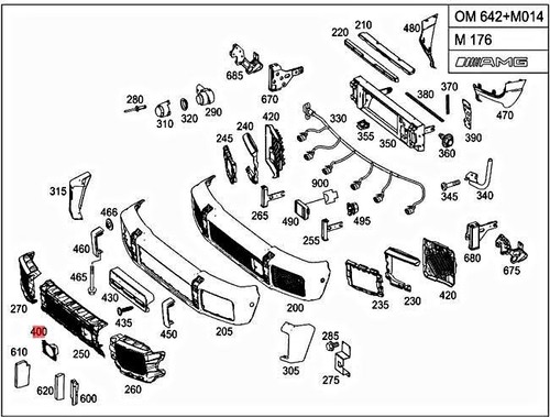 Genuine MERCEDES W463 SUV Bumper Cover bumper area 4638850024 | eBay