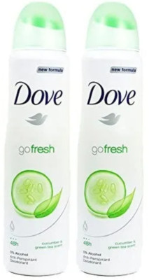Dove Cucumber & Green Tea Anti Perspirant Deodorant Spray 250 Ml 2 PACK ...